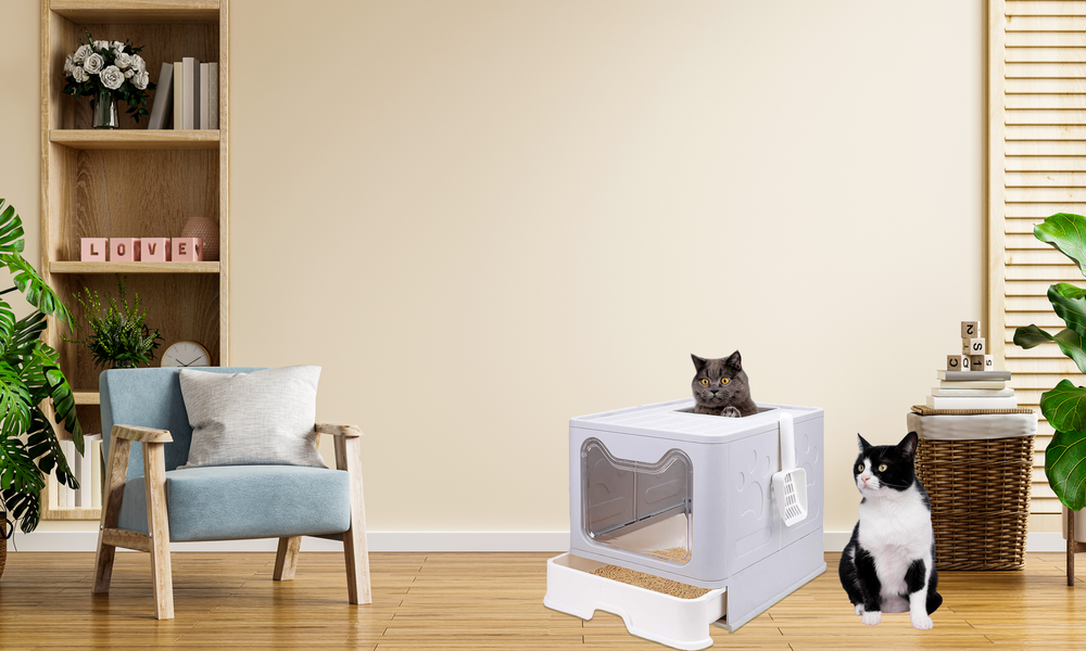 Qpets® Cat Water Fountain with LED Light